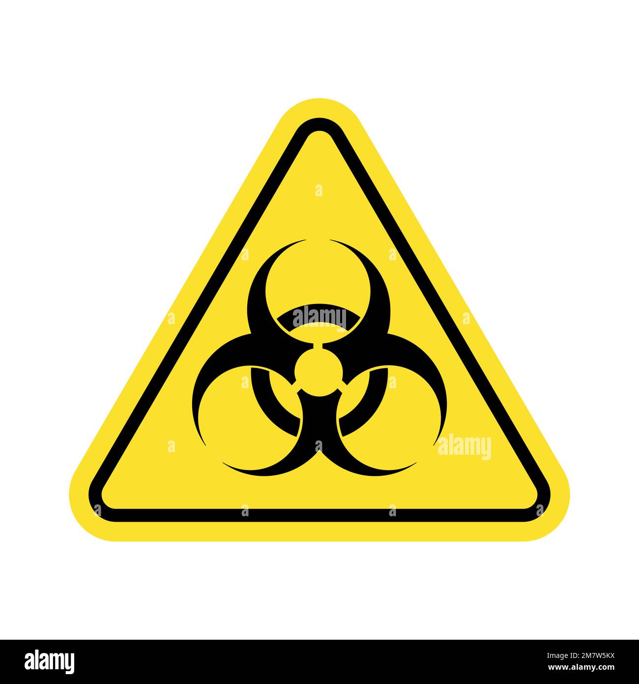 Warning sign of virus. Biohazard icon. Biohazard symbol. isolated on ...