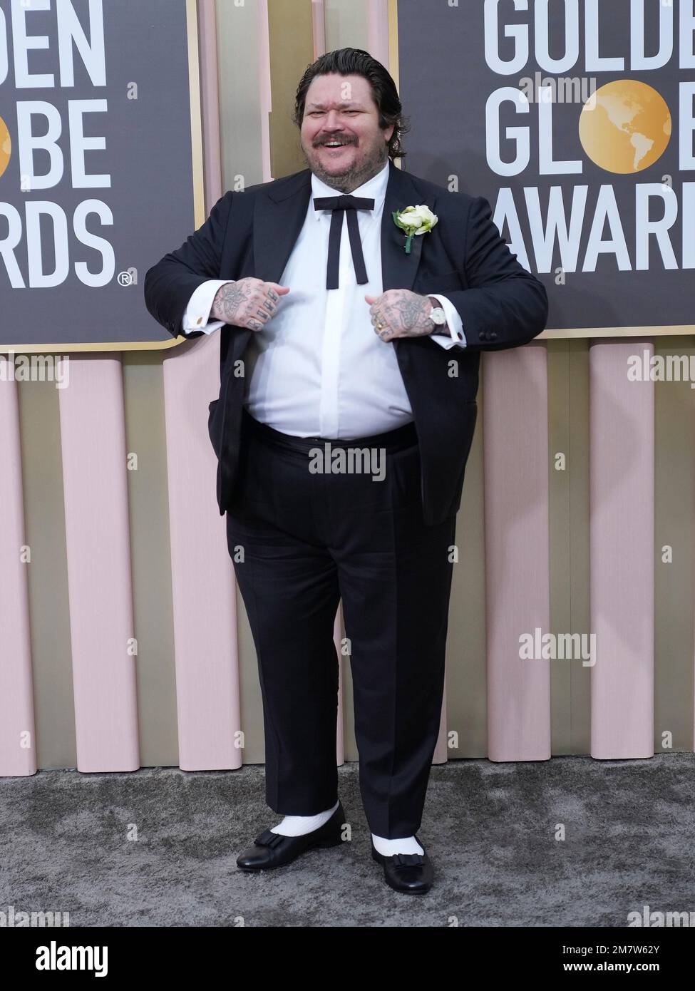 Los Angeles, USA, 10/01/2023, Matty Matheson arrives at the 80th Annual ...