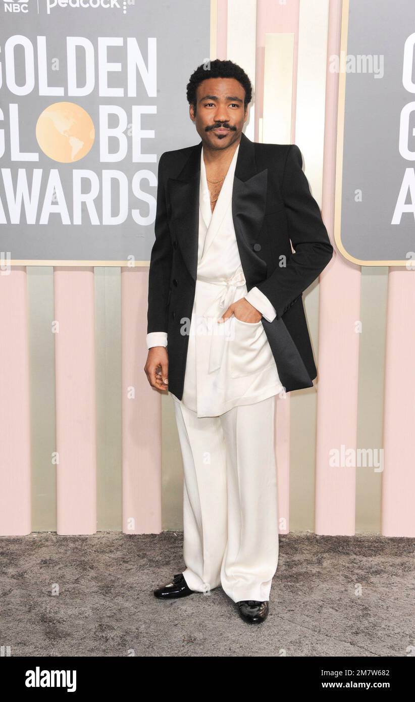 Donald glover golden globe hi-res stock photography and images - Alamy