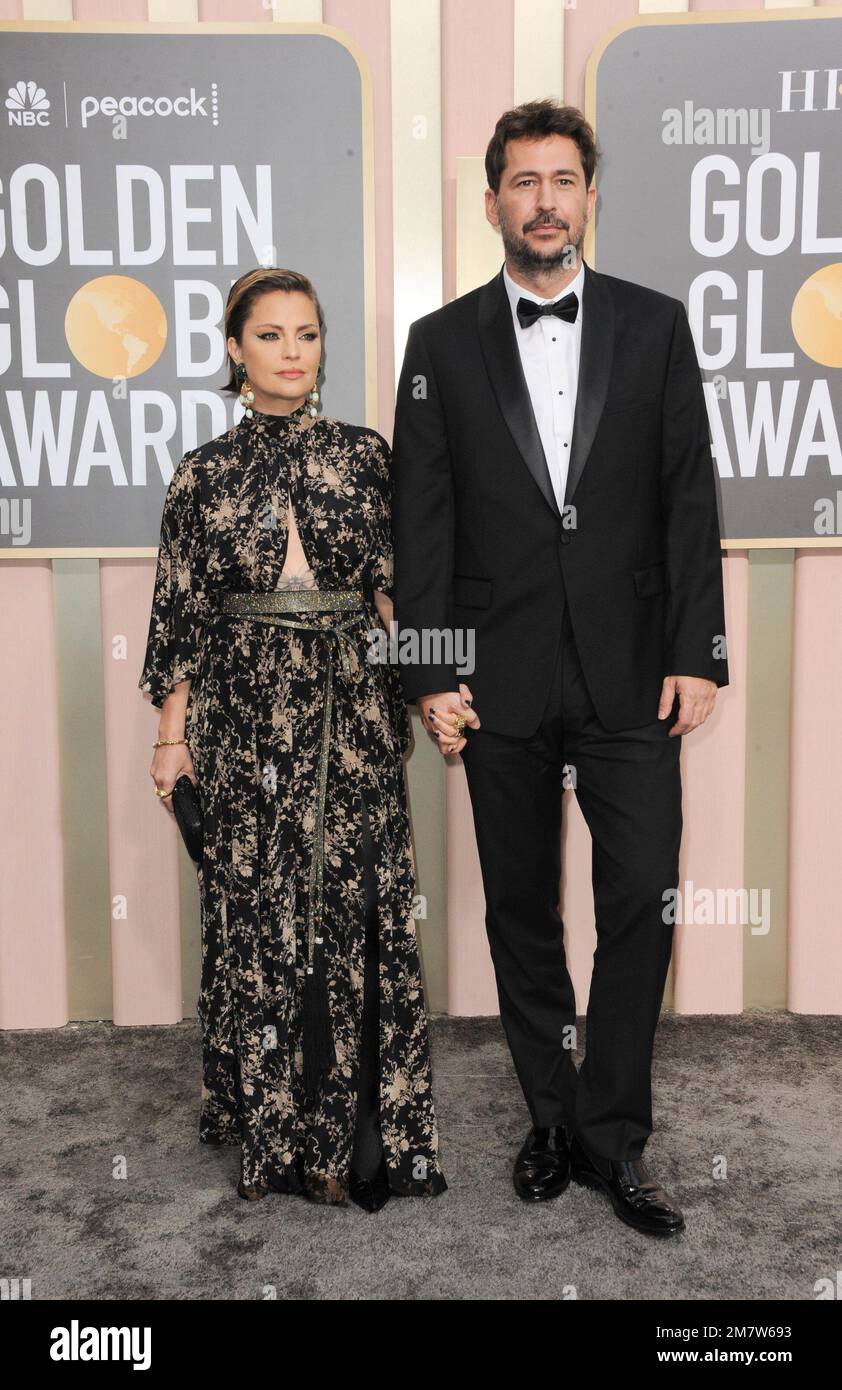 Beverly Hills, CA. 10th Jan, 2023. Dolores Fonzi, Santiago Mitre at ...