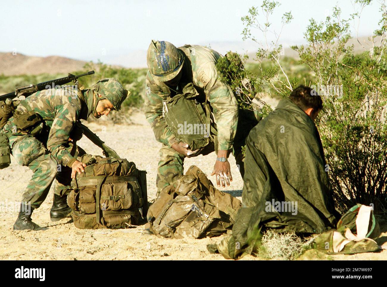 A paratrooper from the 82nd Airborne Division receives medical ...
