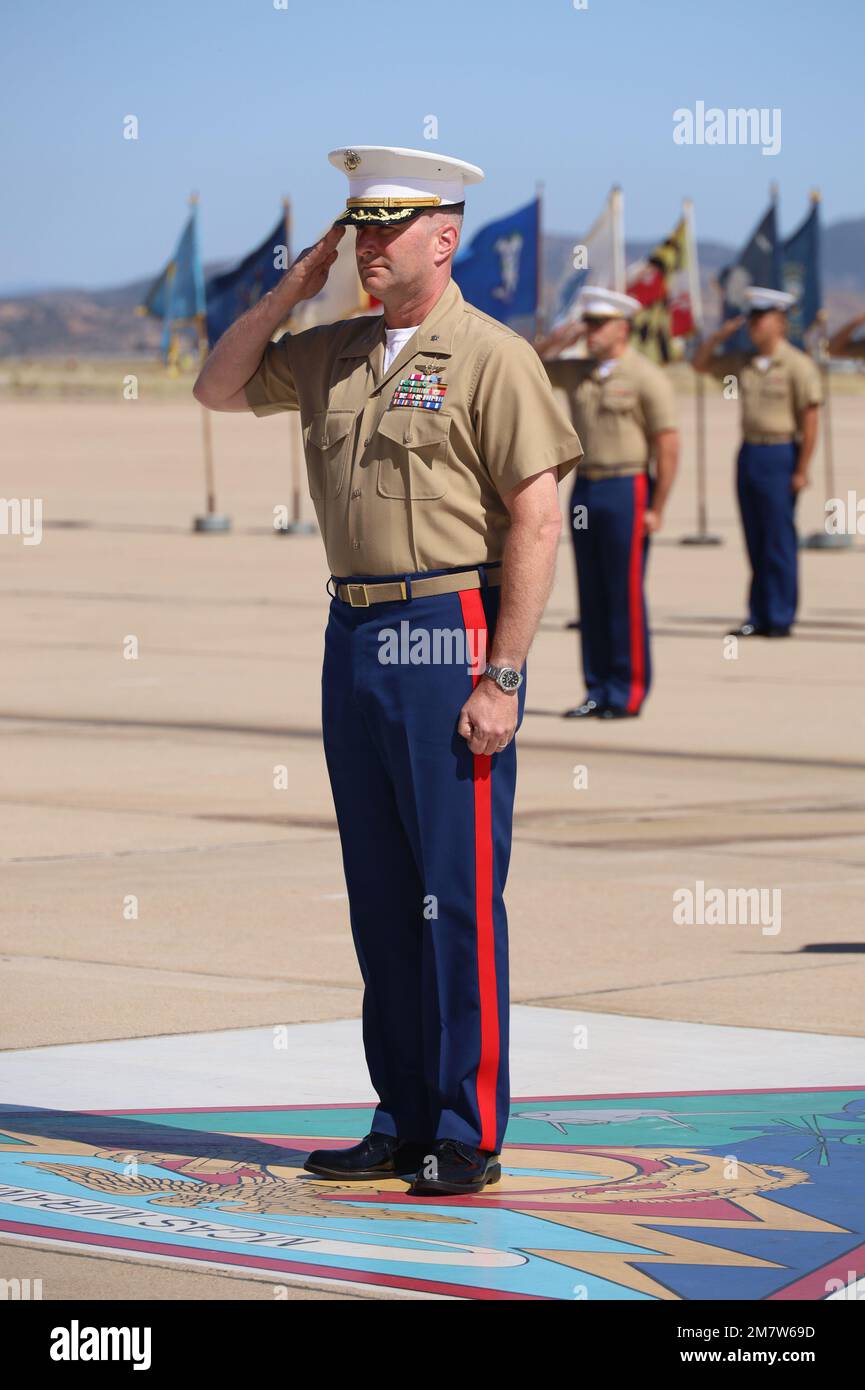 Retirement Ceremony Lt. Col Bradley J. Butler Stock Photo - Alamy