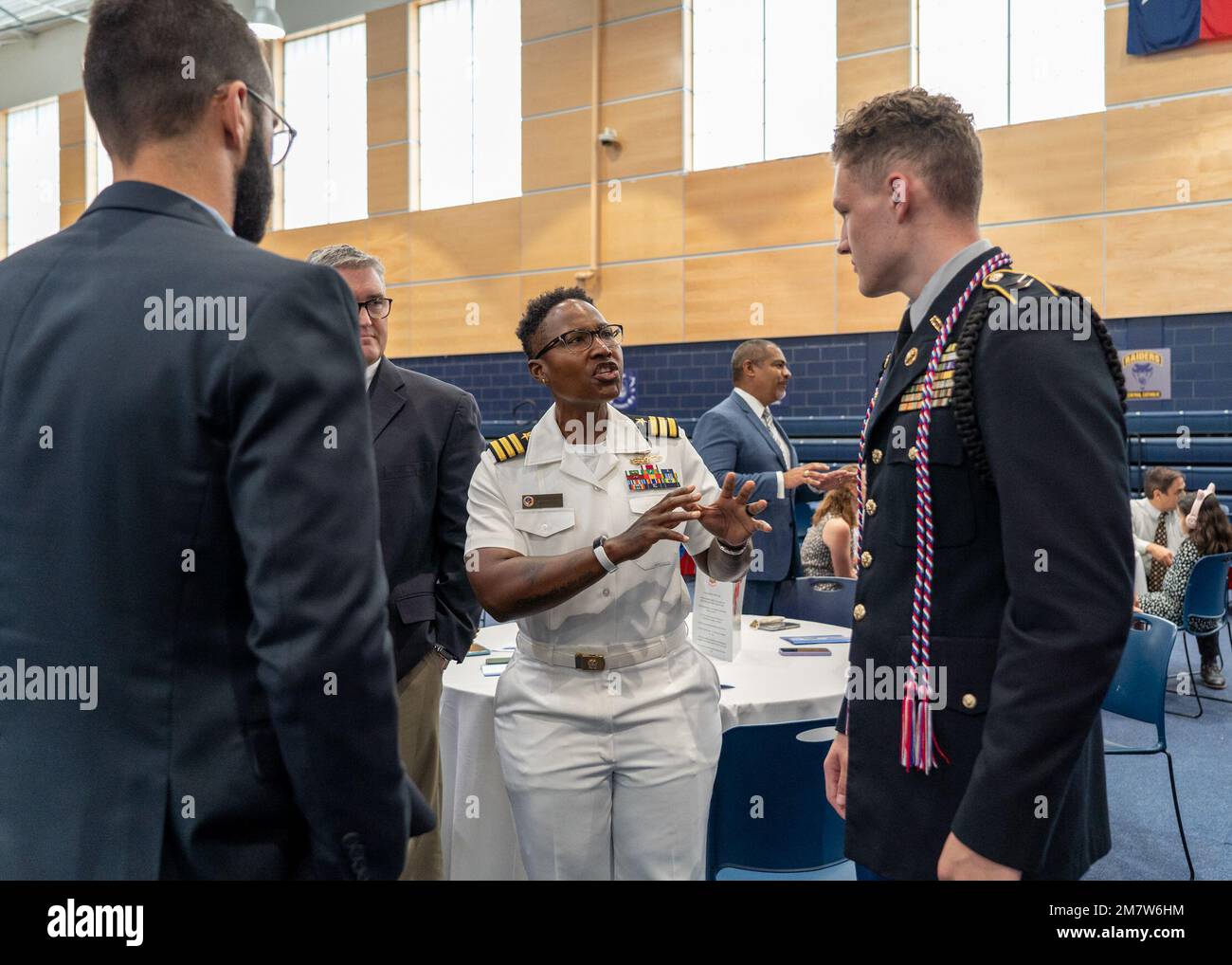 NTAG San Antonio’s Executive Officer, CDR Stacey O’Neal provides ...