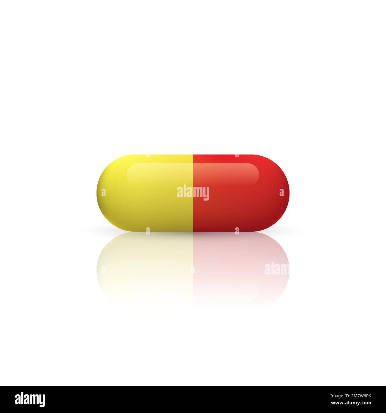 Pill capsules isolated on white background. Vector illustration. Eps 10 ...