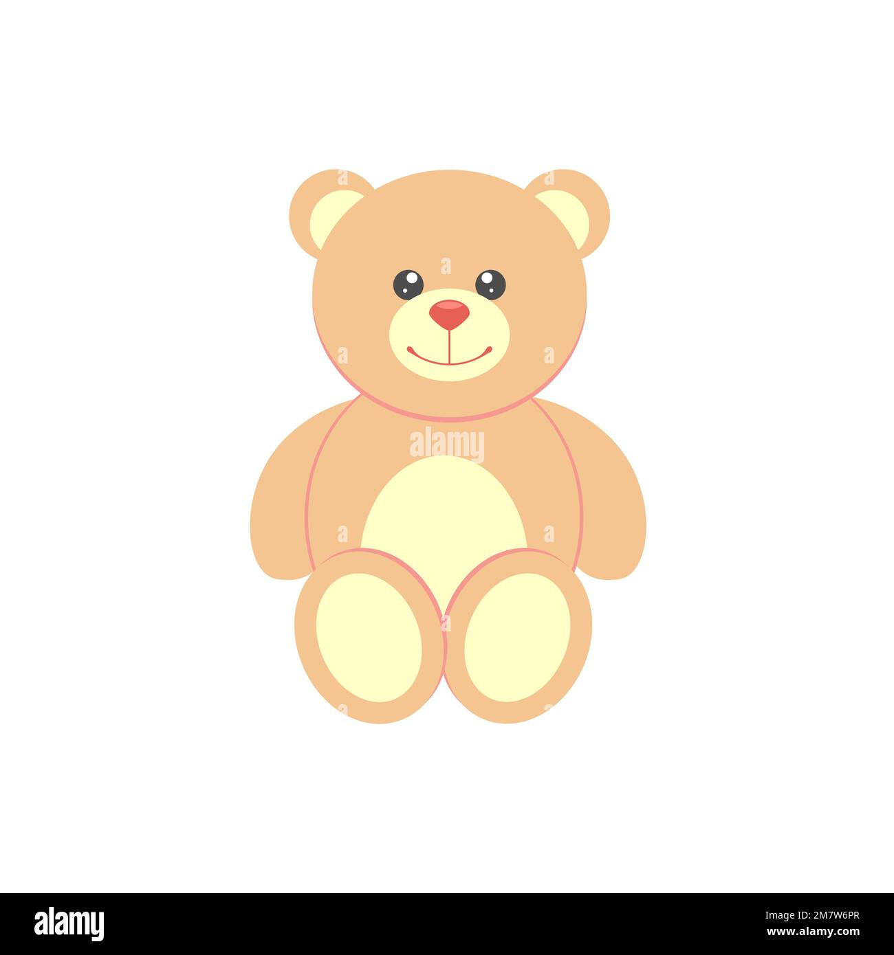 Teddy bear icon. isolated on background. Vector illustration. Eps 10 ...