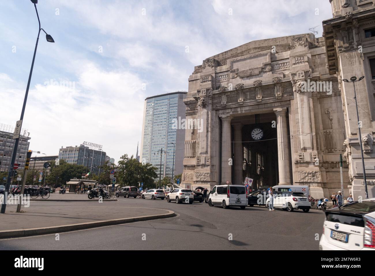 A view of Milan Central Station in Italy Stock Photo - Alamy