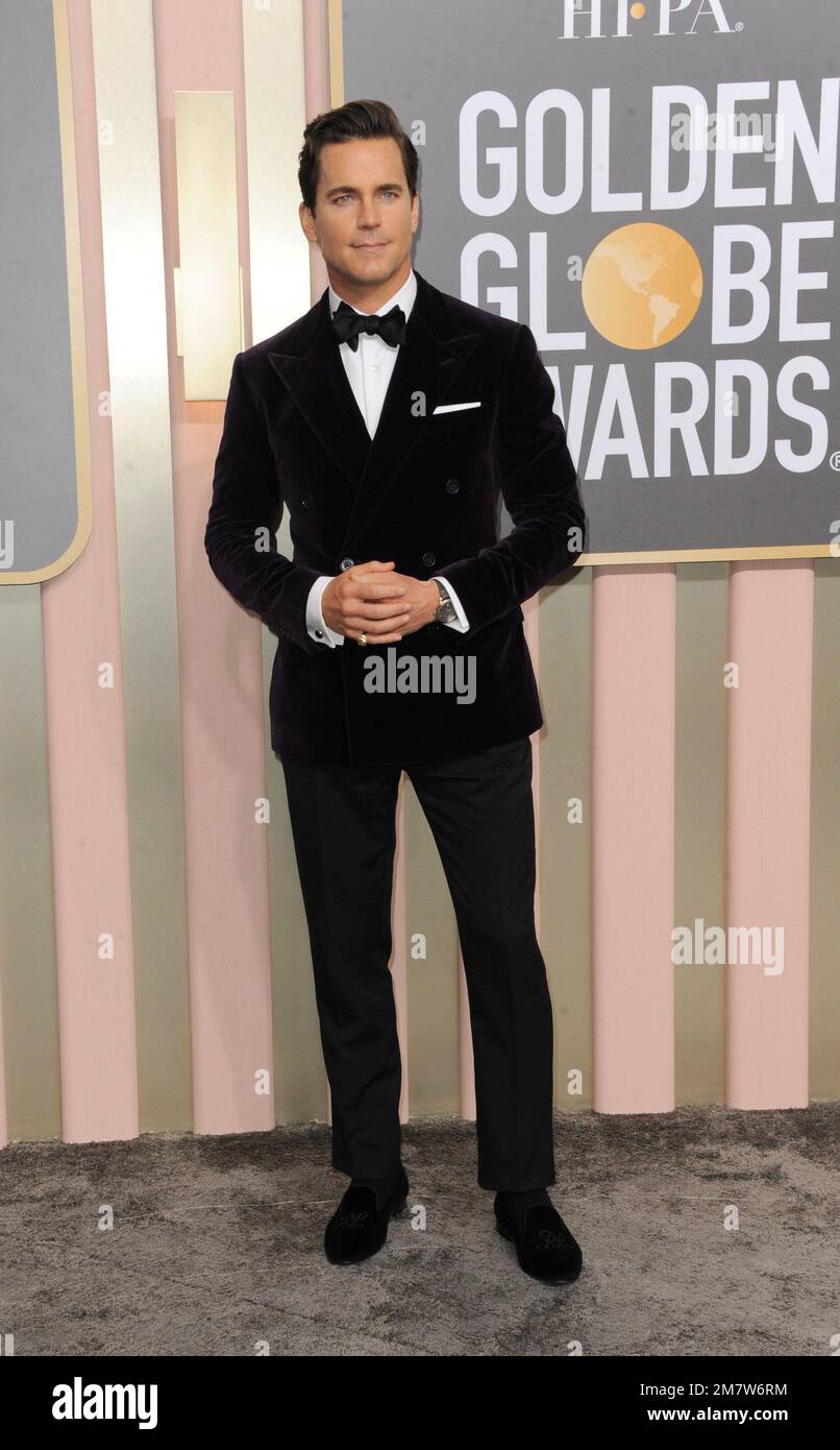 Beverly Hills, CA. 10th Jan, 2023. Matt Bomer at arrivals for 80th Annual Golden Globe Awards ...