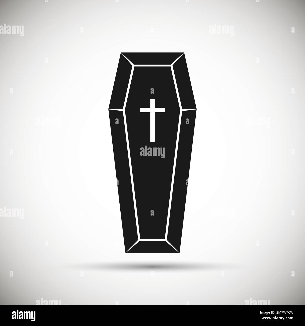 coffin icon. isolated on background. Vector illustration. Eps 10 Stock ...