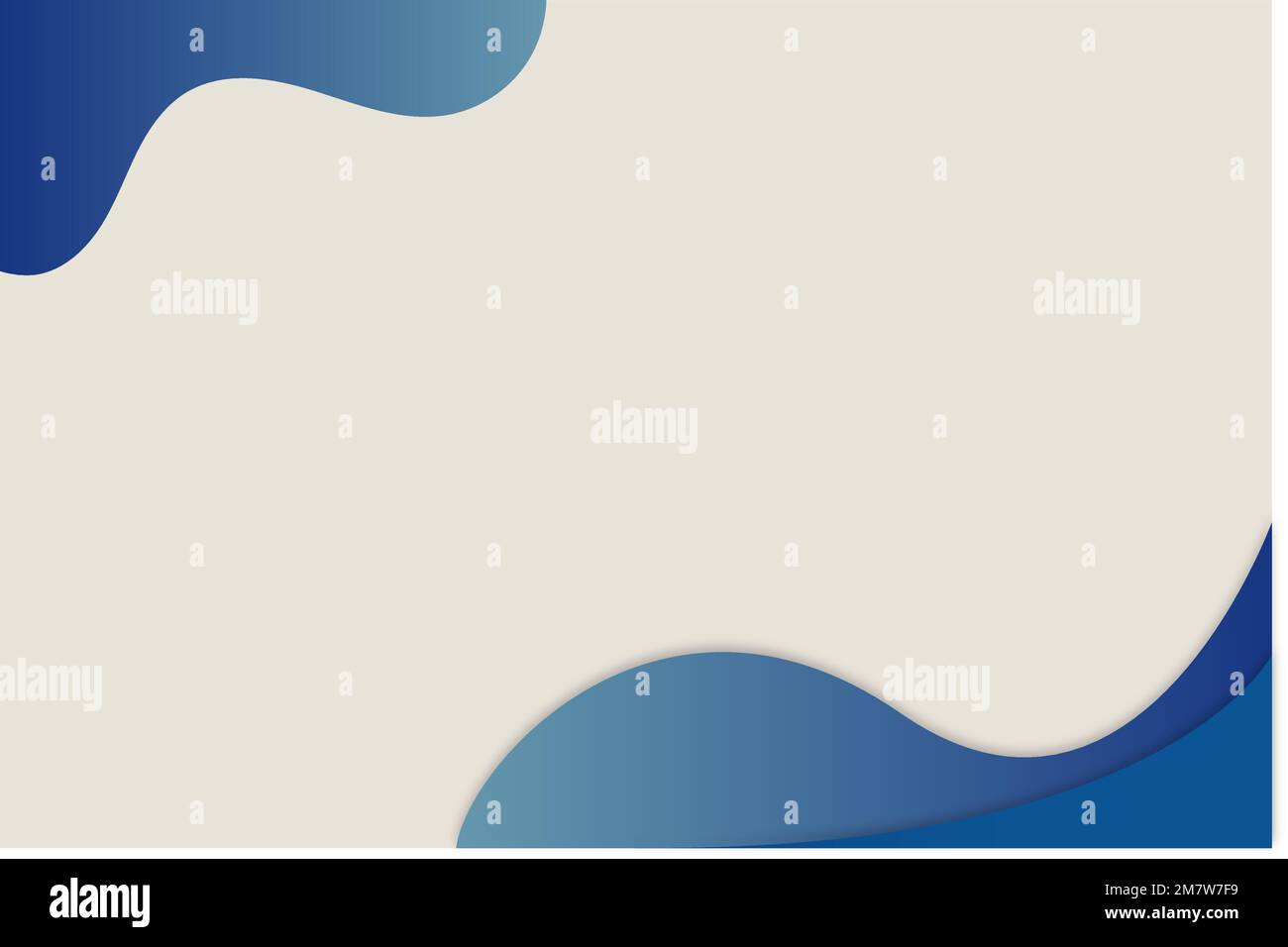 Blue curved border vector on simple background Stock Vector Image & Art ...