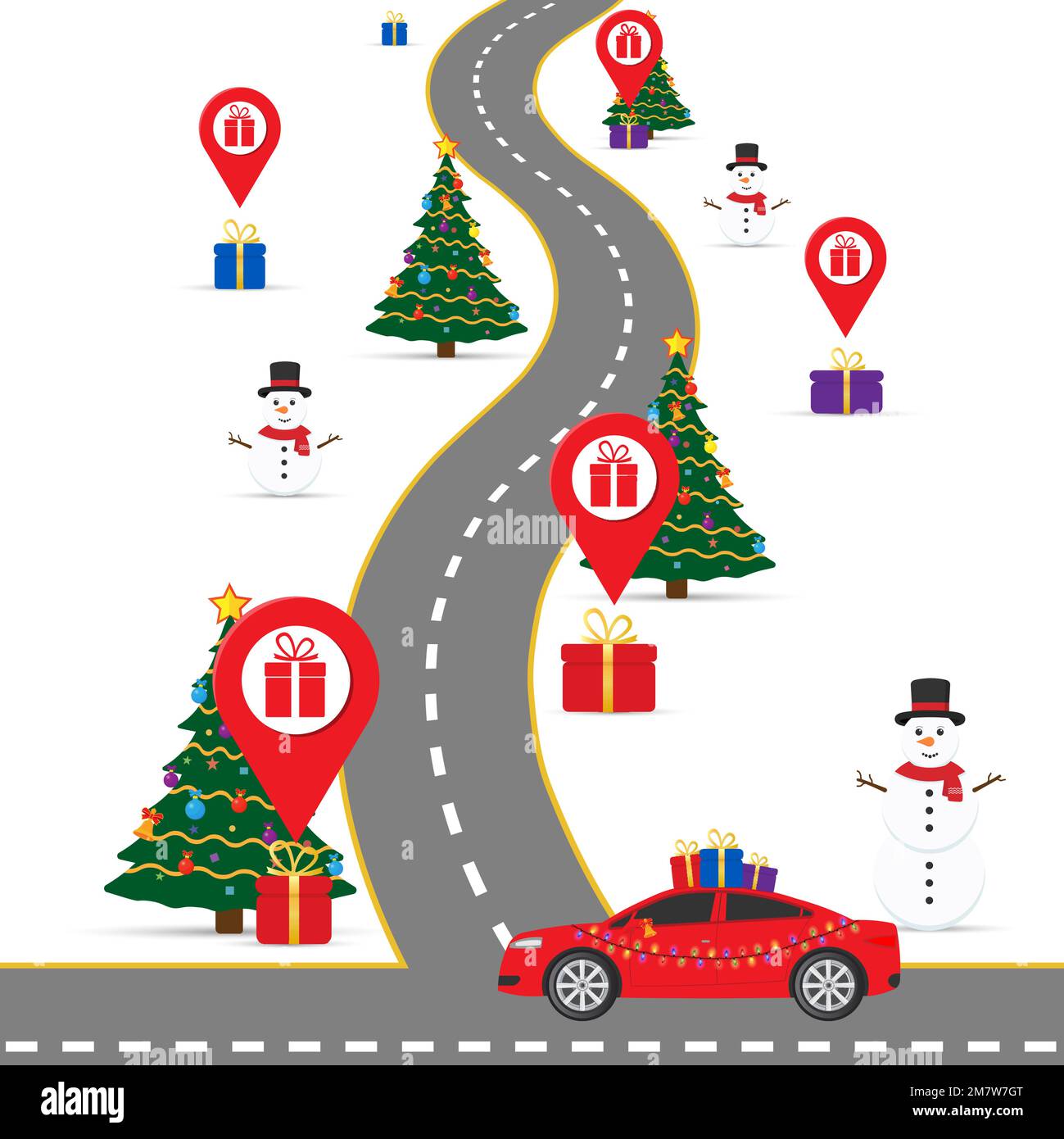 Highway business roadmap infographics design vector template hi-res ...