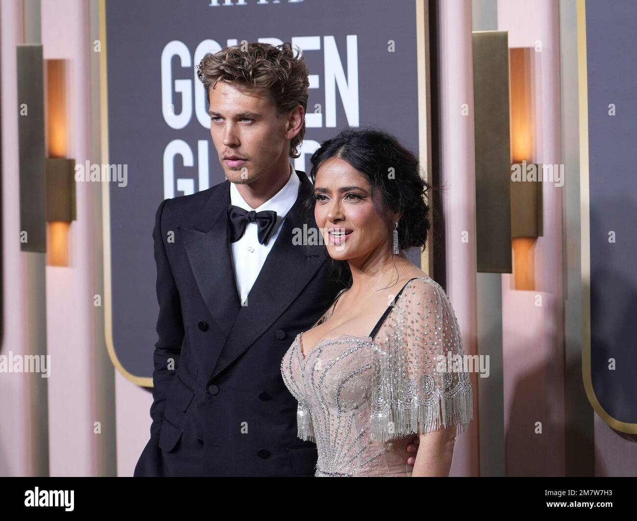 Austin butler and salma hayek pinault hi-res stock photography and ...