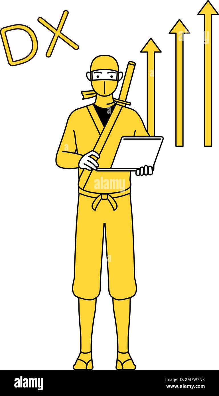 Image of DX, A man dressed up as a ninja who has successfully improved ...