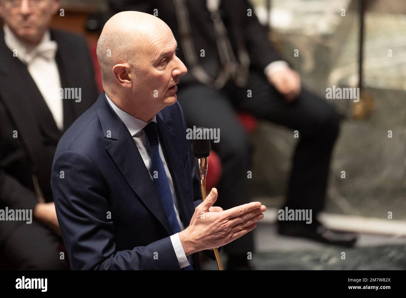 French Junior Minister for the Industry Roland Lescure attends a ...