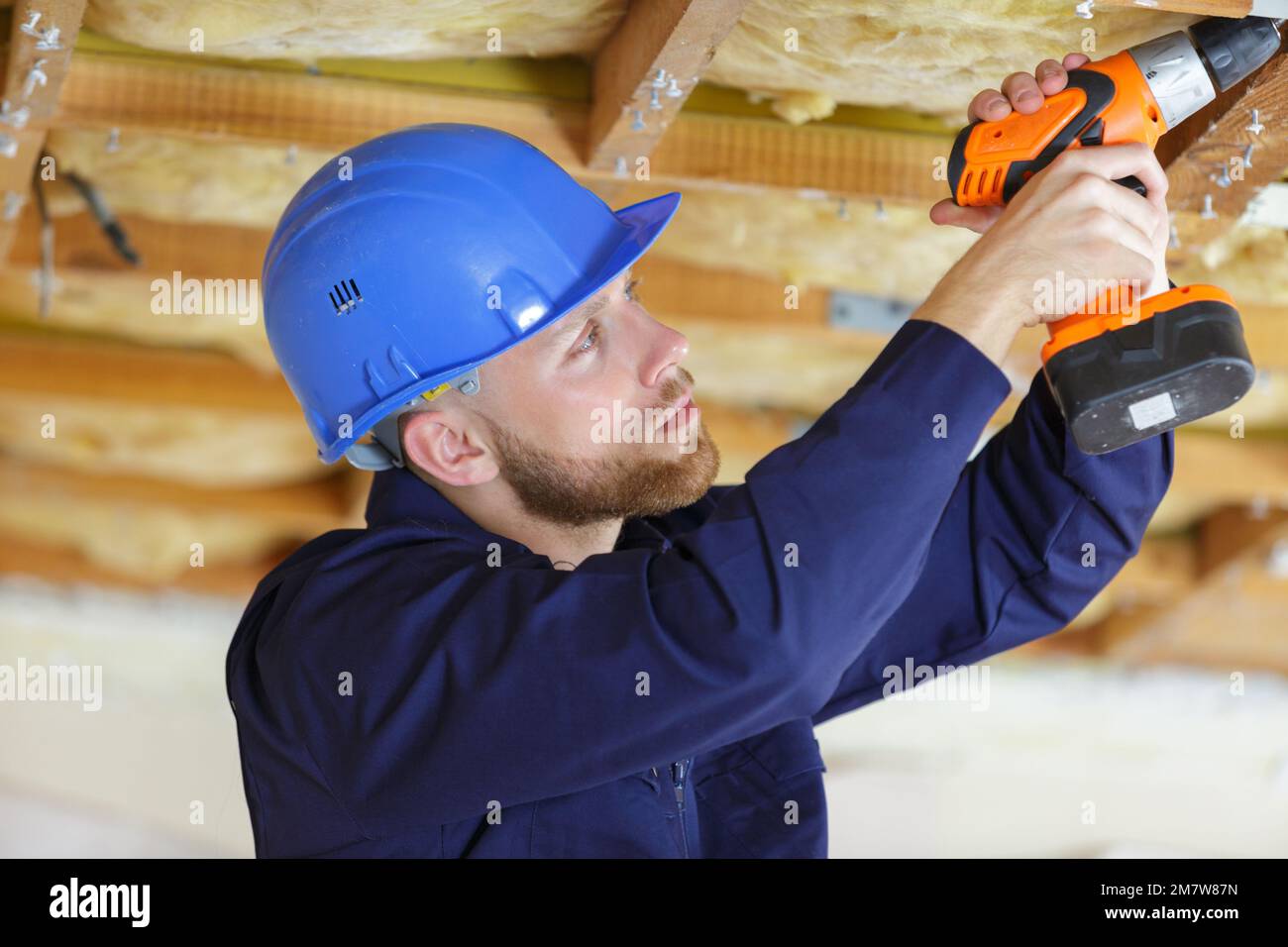 Workman cordless drill hi-res stock photography and images - Alamy