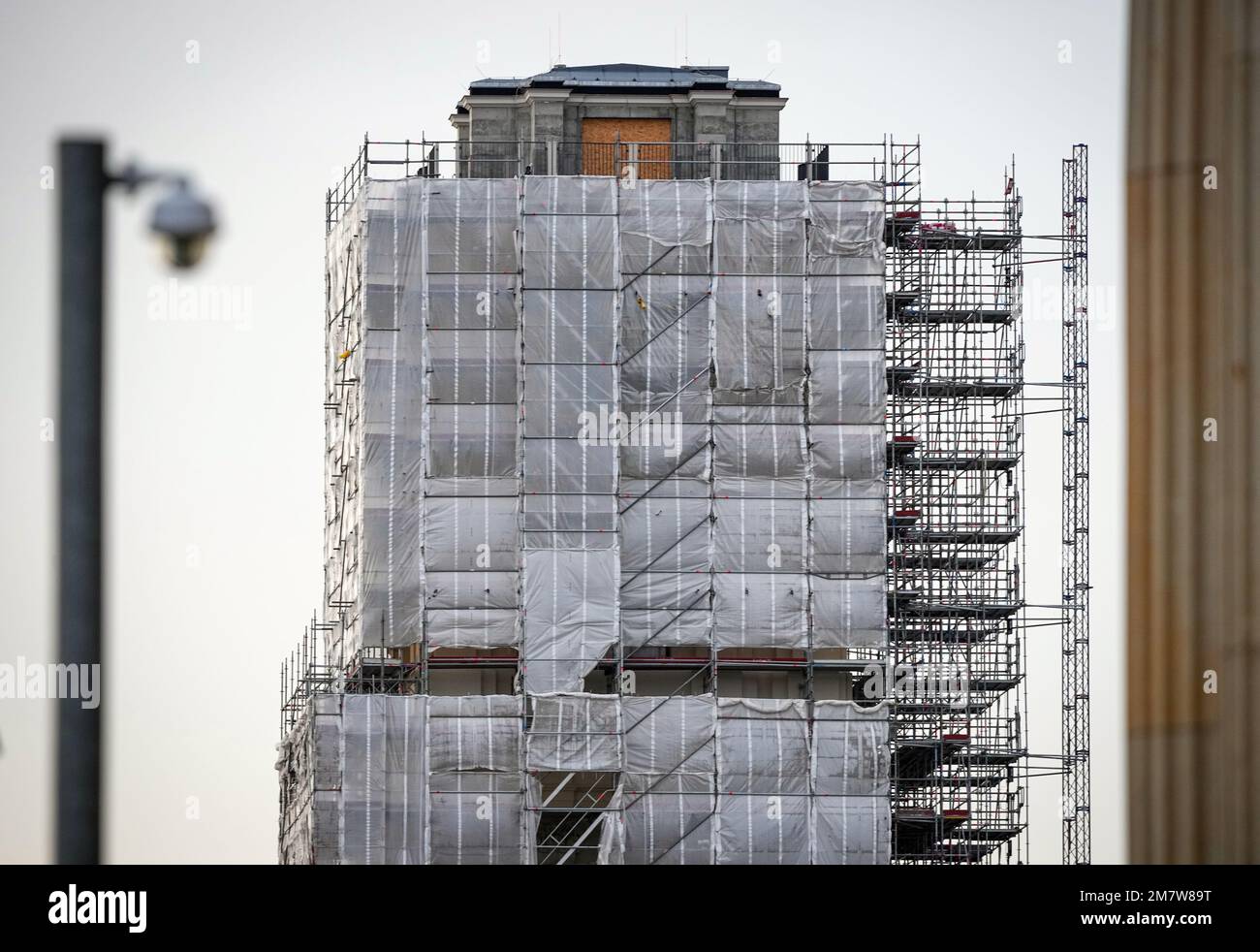 Potsdam, Germany. 10th Jan, 2023. The construction site of the Garrison ...
