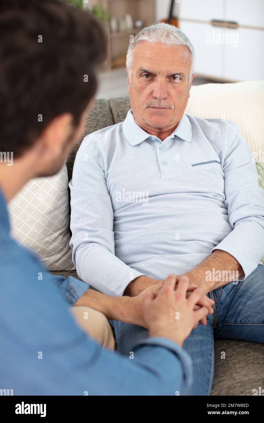 Caring for elderly parent person hi-res stock photography and images ...
