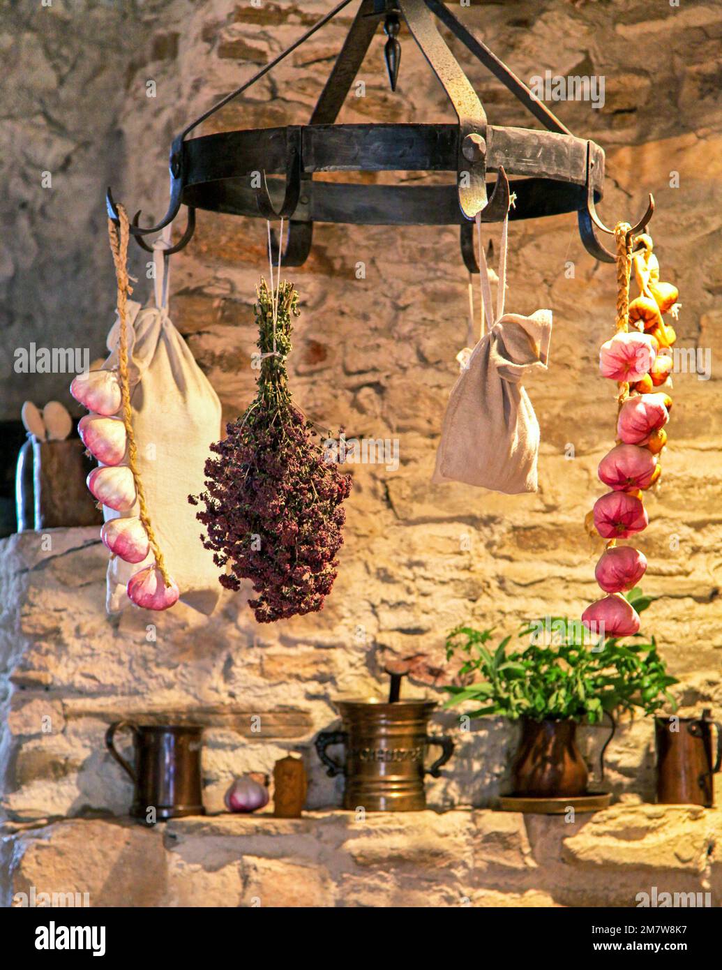 Medieval kitchen reconstruction hi-res stock photography and images - Alamy