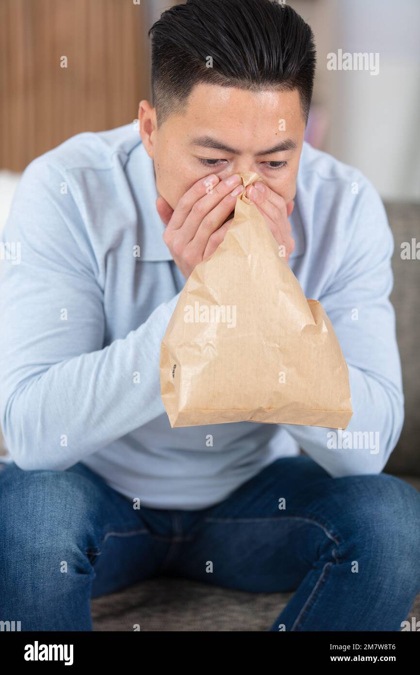 Man stomach suffering having hi-res stock photography and images - Alamy