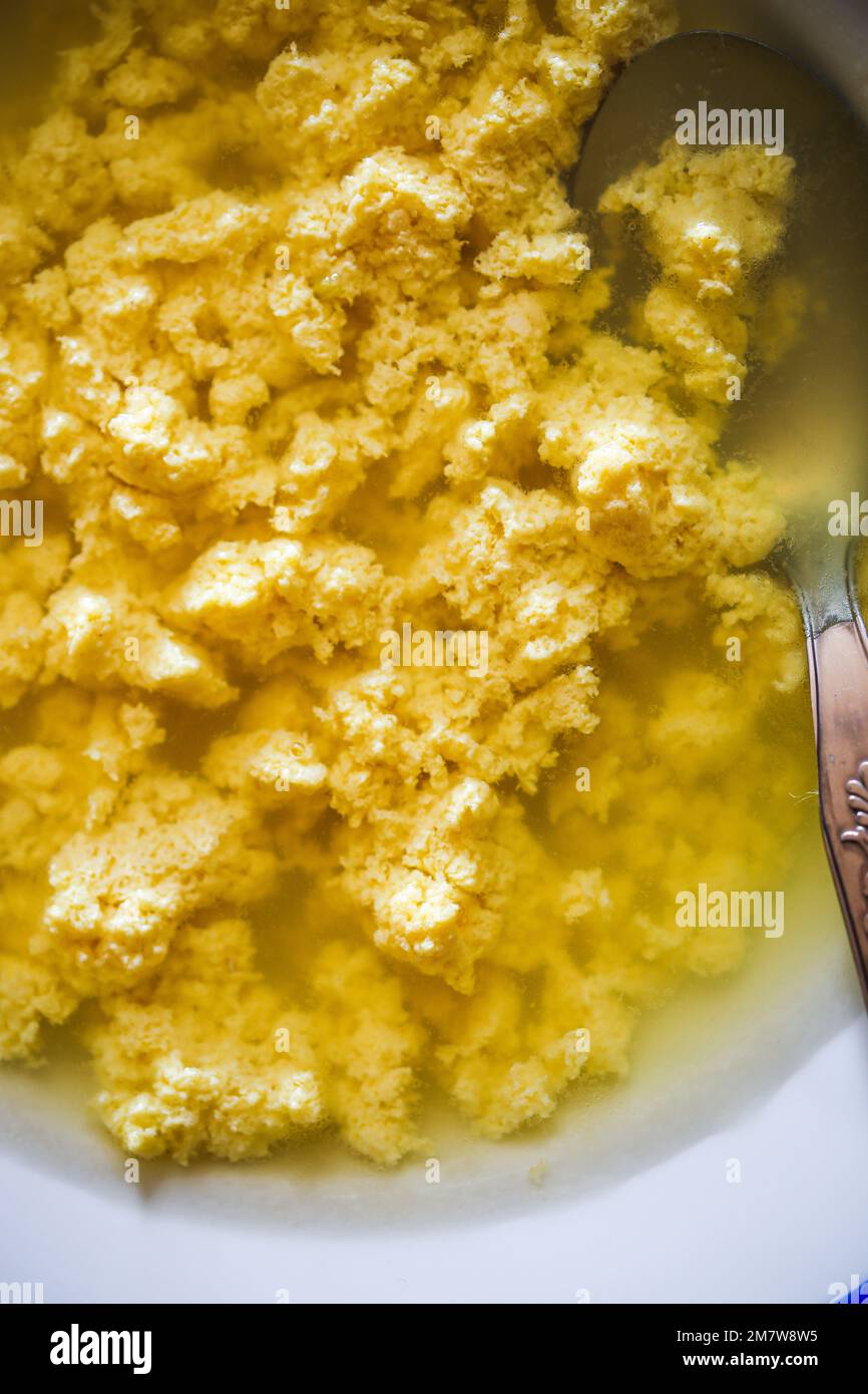 Stracciatella alla romana. Italian "stracciatella" in broth. Similar to ...