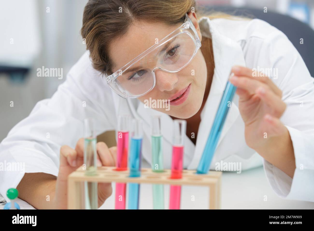 an experiments in a laboratory Stock Photo - Alamy