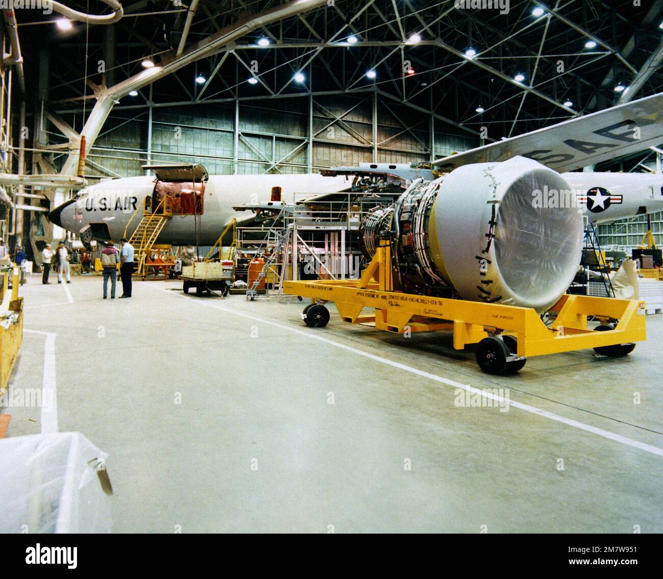 The KC-135A Stratotanker aircraft pictured is one of 300 KC-135A ...