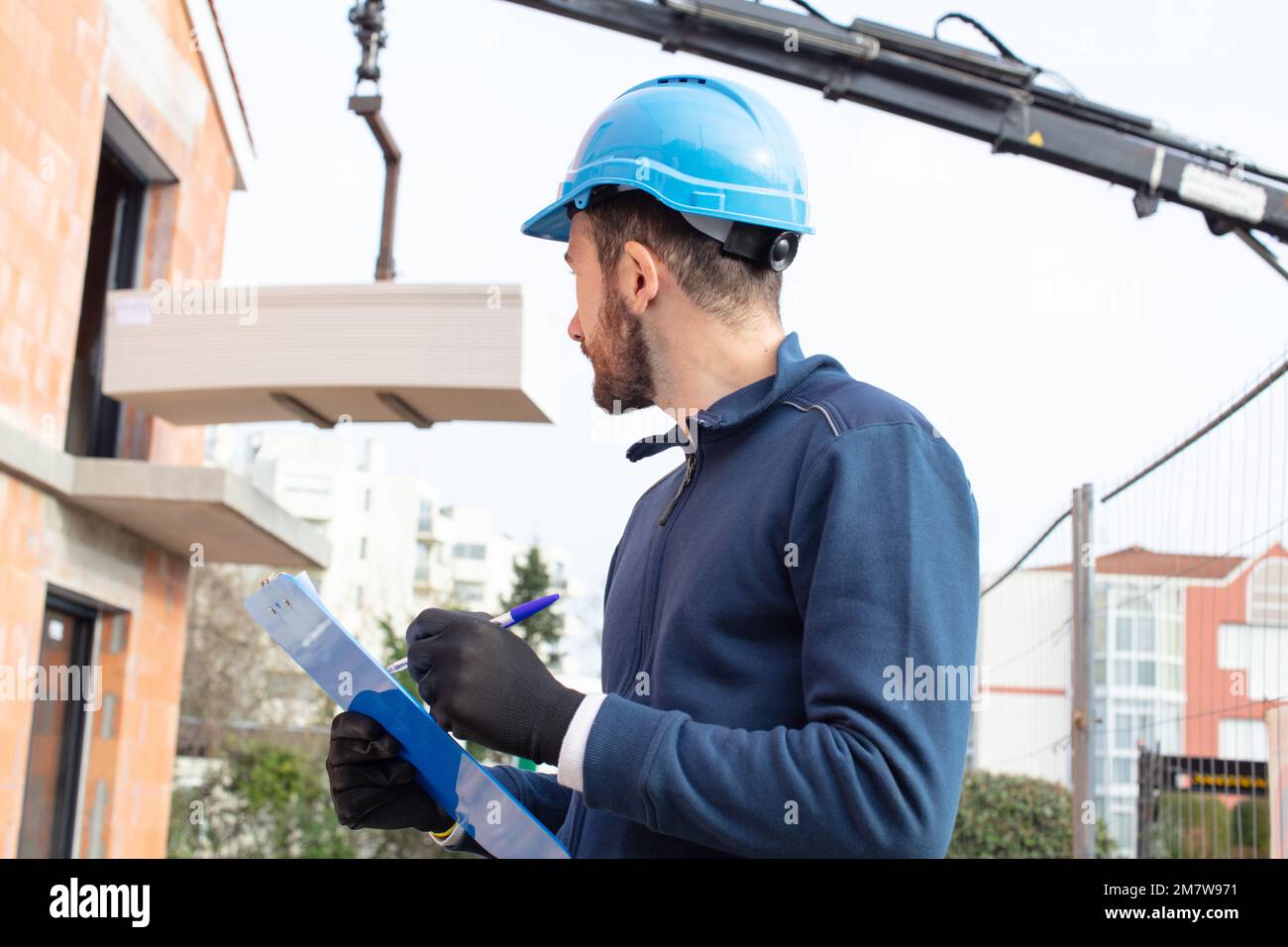 business building paperwork and people concept Stock Photo - Alamy