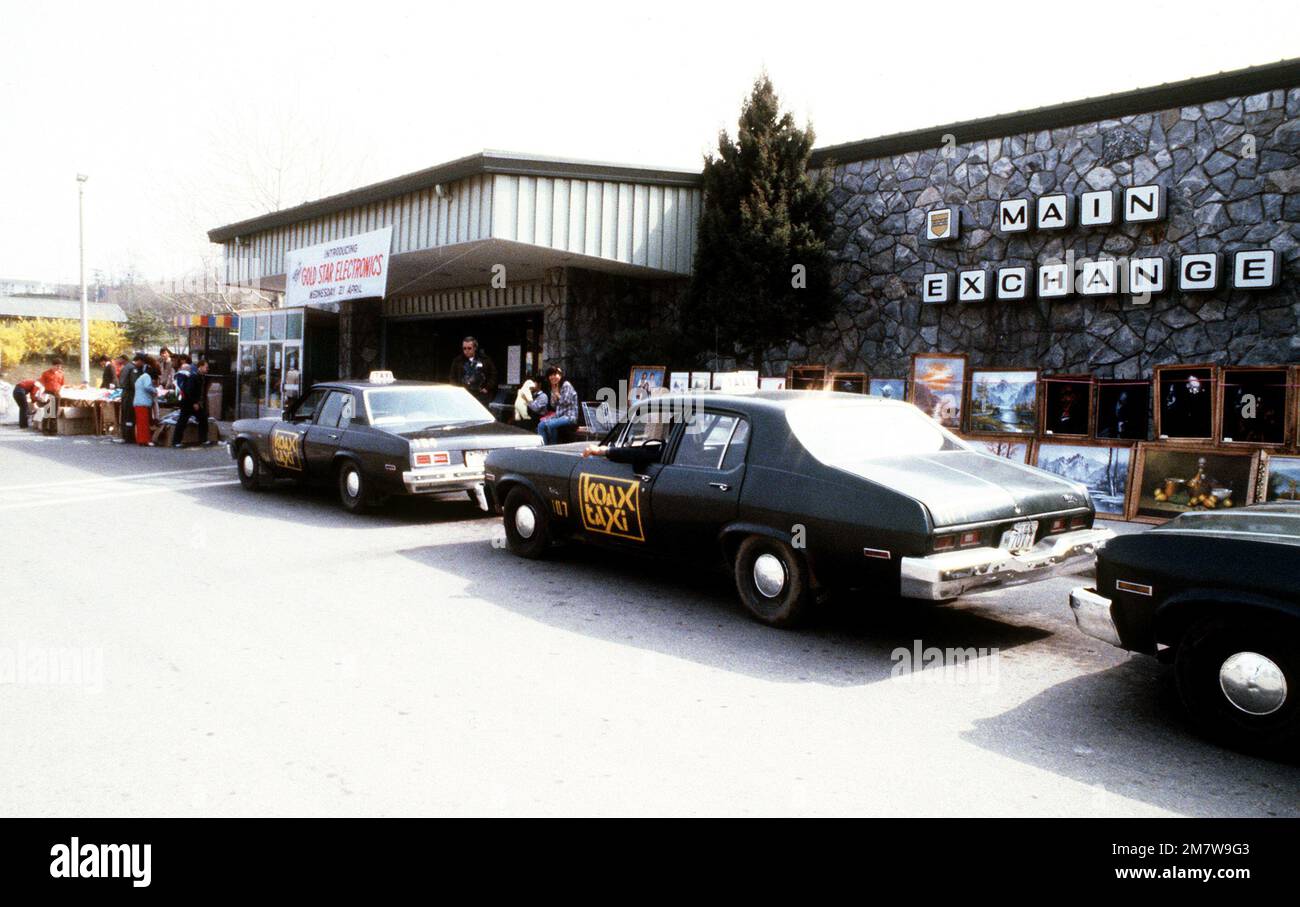A view of the main exchange. Base: Osan Air Base Country: Republic Of ...