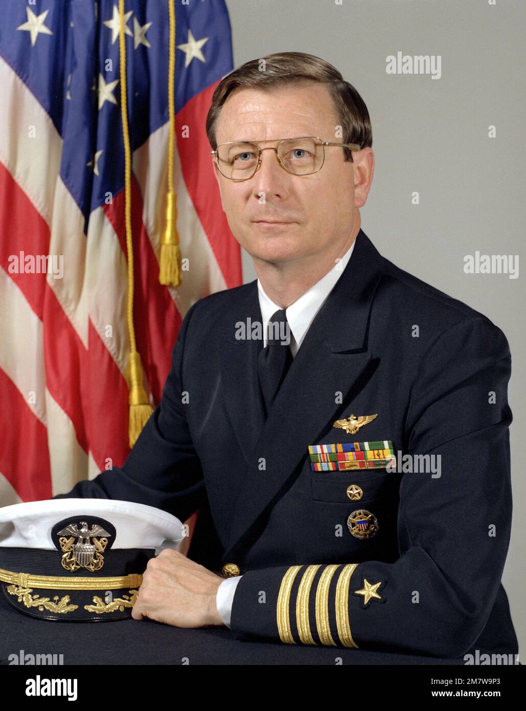 CAPT Eric A. McVadon, USN (uncovered). Country: Unknown Stock Photo - Alamy