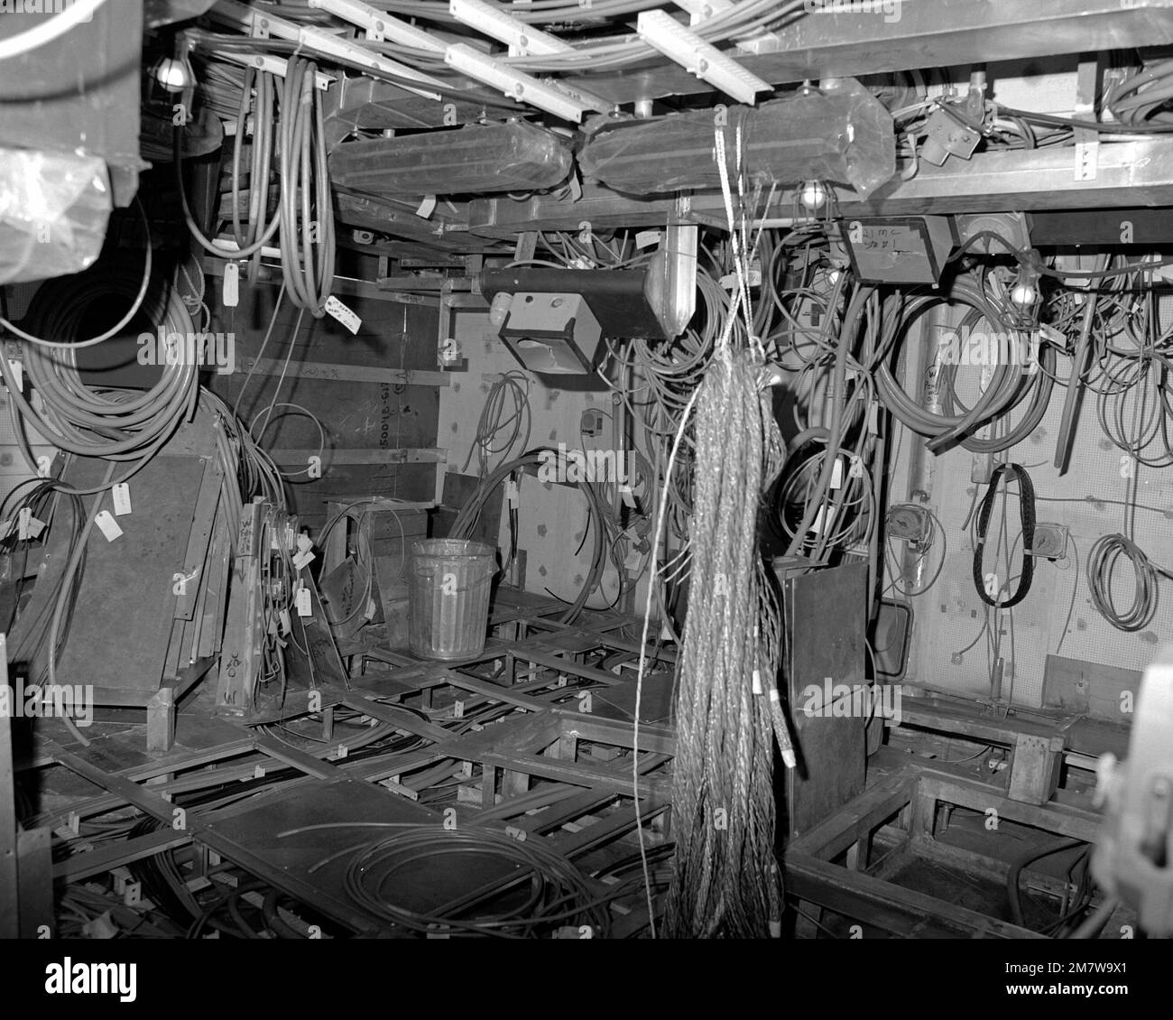 The combat information center aboard the guided missile frigate DOYLE ...