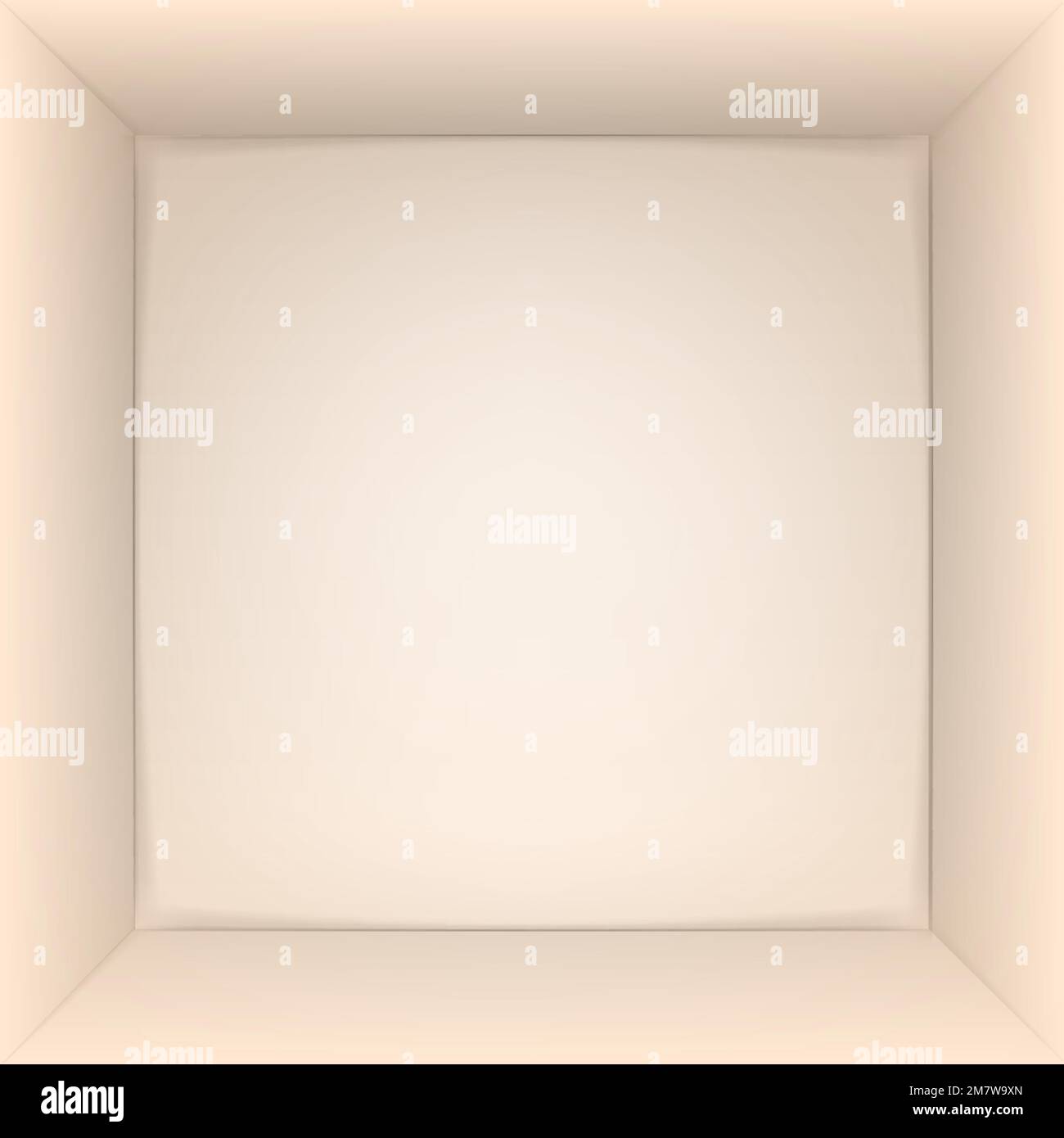 Box 3d top view. Vector illustration. Eps 10 Stock Vector Image & Art ...