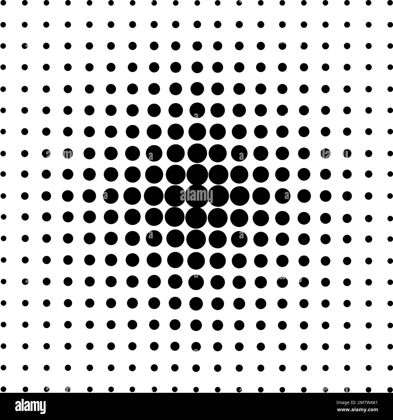 Halftone circles, halftone dot pattern. Vector illustration Stock ...