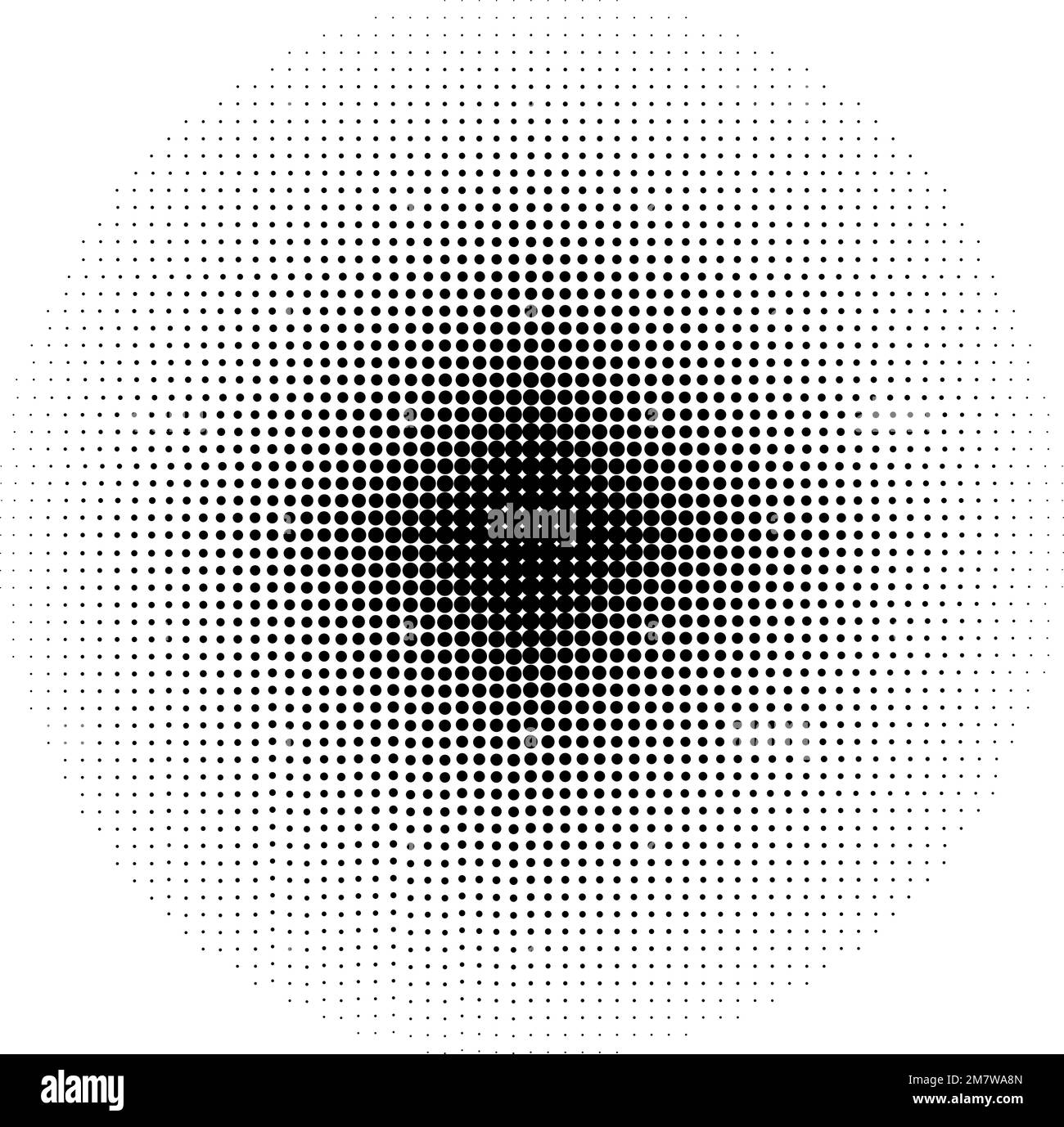 Halftone circles, halftone dot pattern. Vector illustration Stock ...
