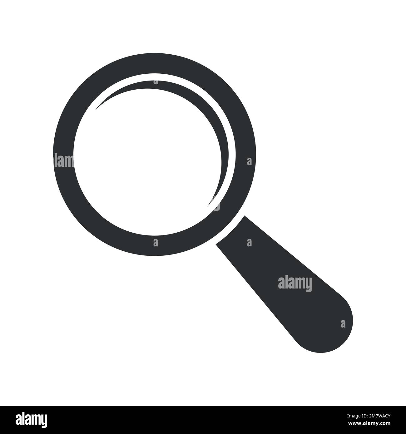 Magnifying glass vector vectors Black and White Stock Photos & Images ...