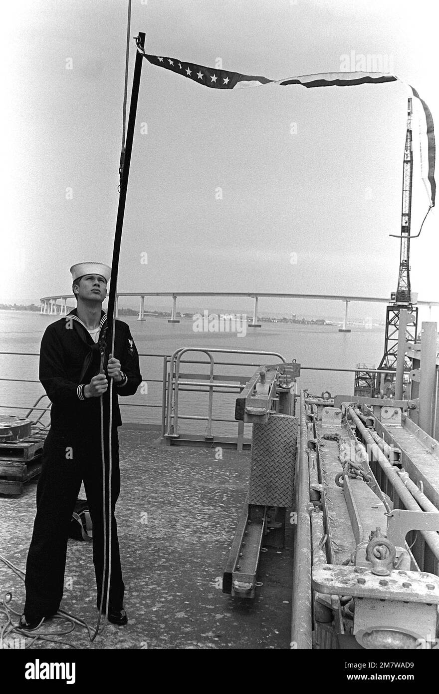 Commissioning pennant Black and White Stock Photos & Images - Alamy