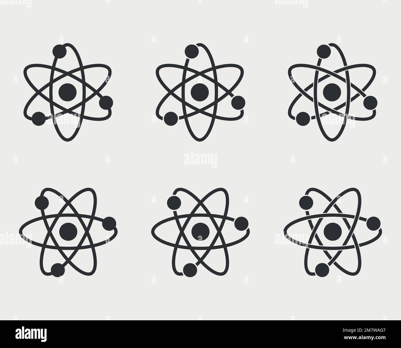 Atom drawing Black and White Stock Photos & Images - Alamy