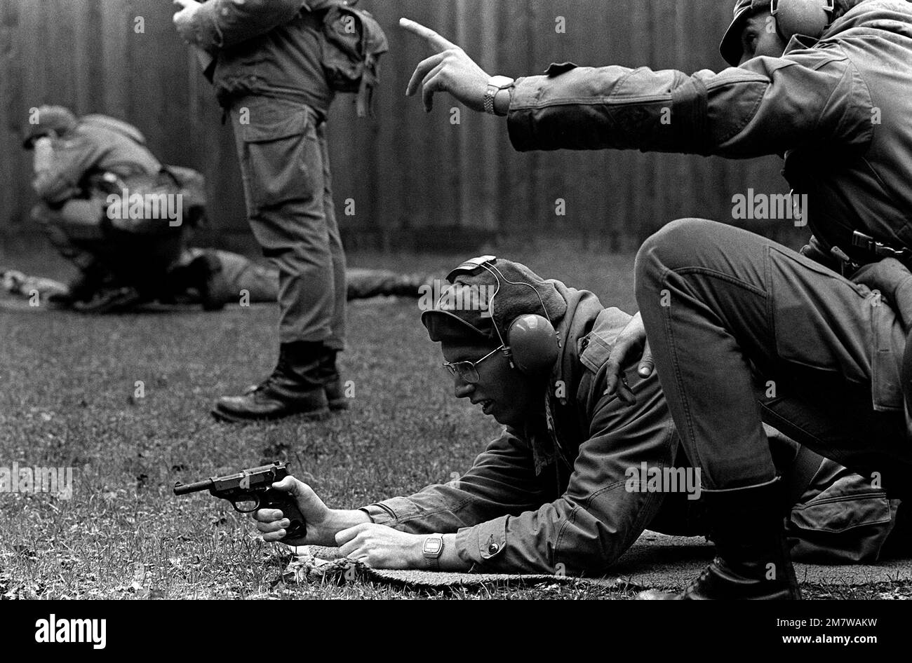 U.S. Air Force Academy cadets participate in target practice at a ...
