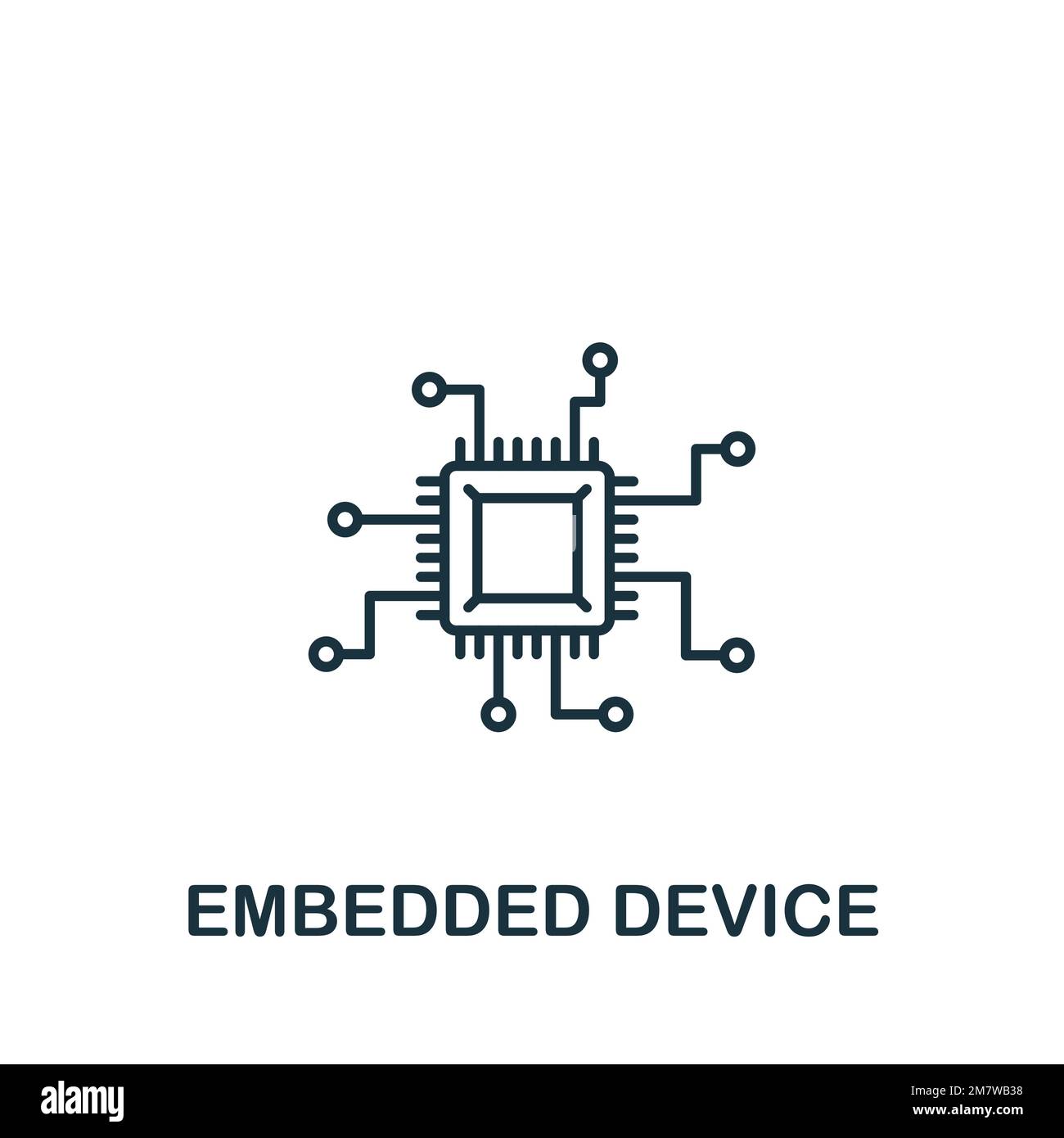 Embedded Device icon. Monochrome simple Smart Technology icon for ... Embedded Device icon. Monochrome simple Smart Technology icon for ...