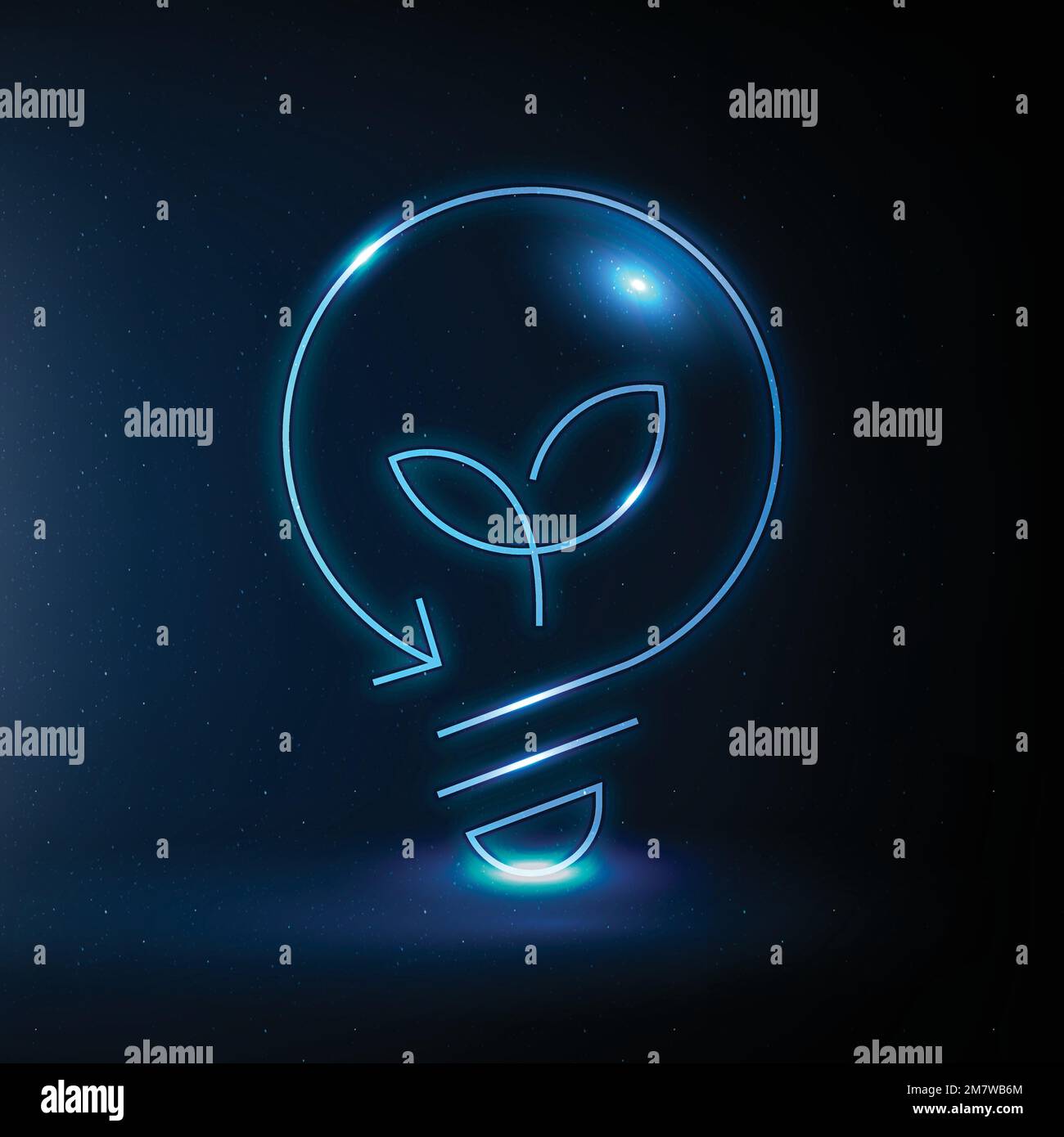 Environmental light bulb icon vector clean technology symbol Stock ...