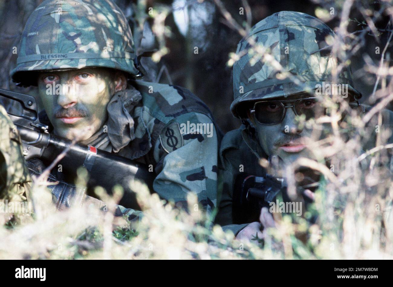SSGT Wayne Blessing and SPC Richard Lowry of Company A, 8th Aviation ...