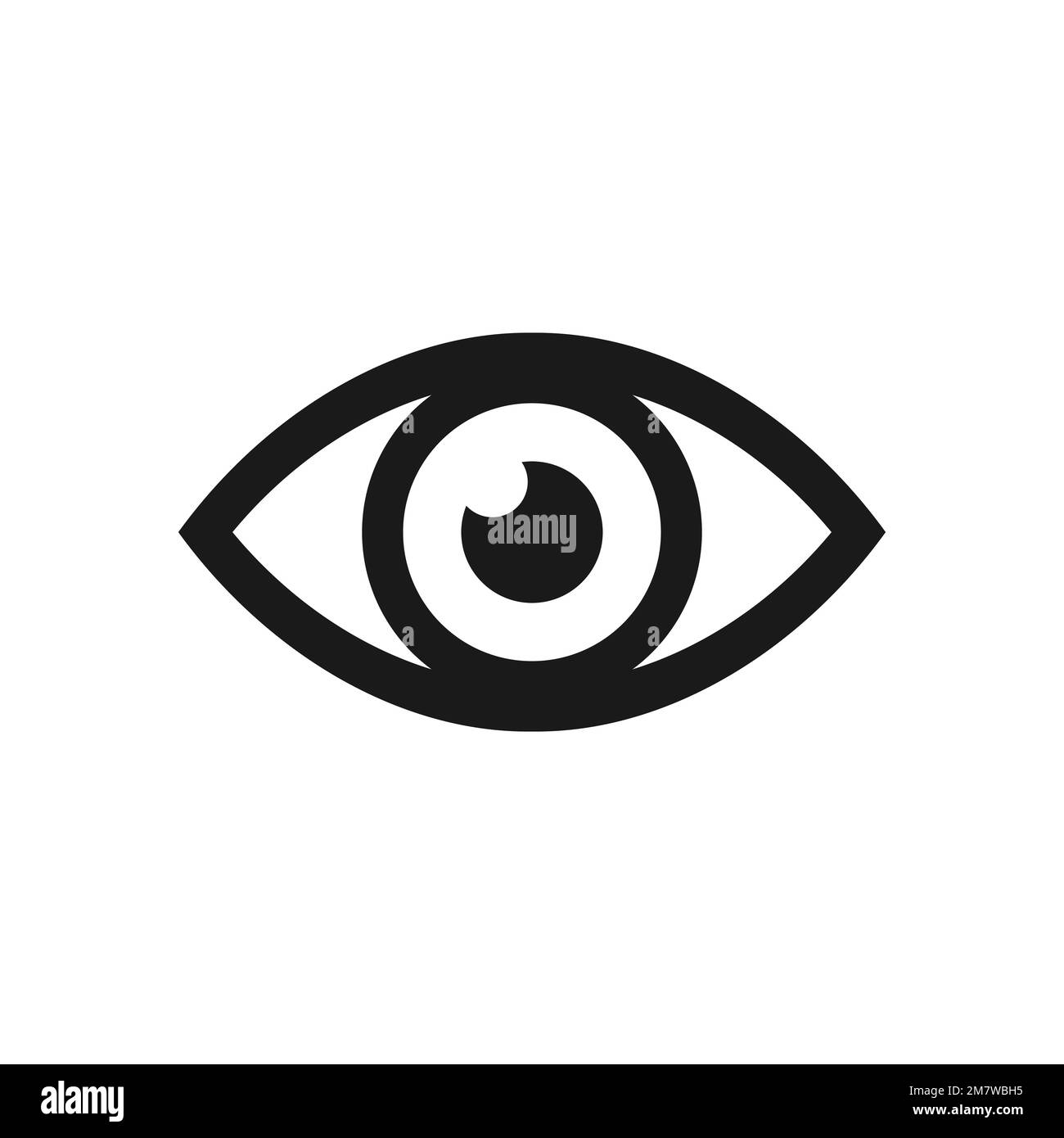 Eye icon. Vector illustration Stock Vector Image & Art - Alamy