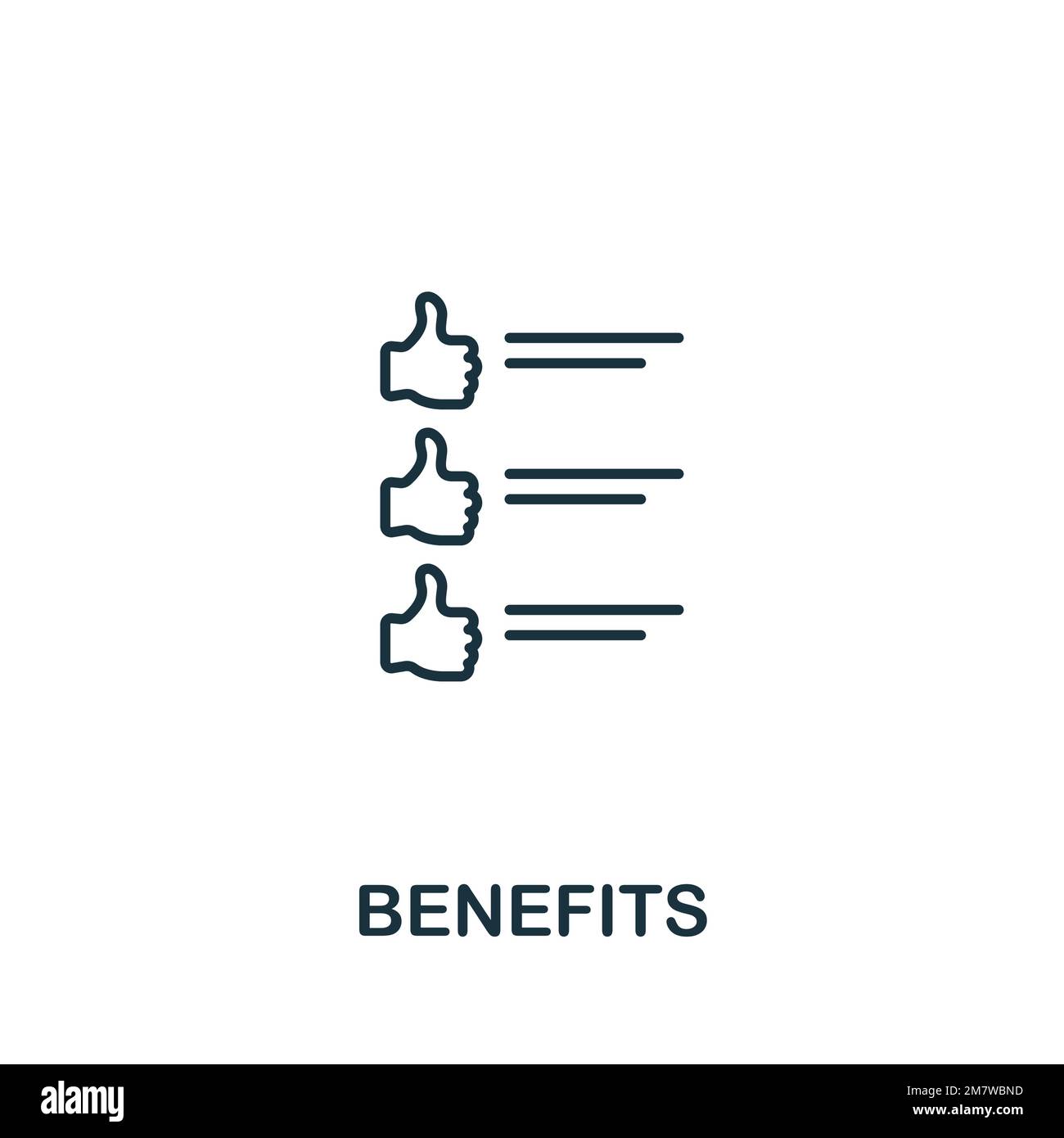 Benefits icon. Monochrome simple Stock Market icon for templates, web ...