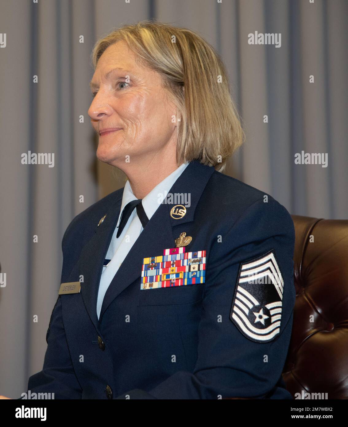 Chief Master Sgt. Julie Dieterlen, 512th Memorial Affairs Squadron ...