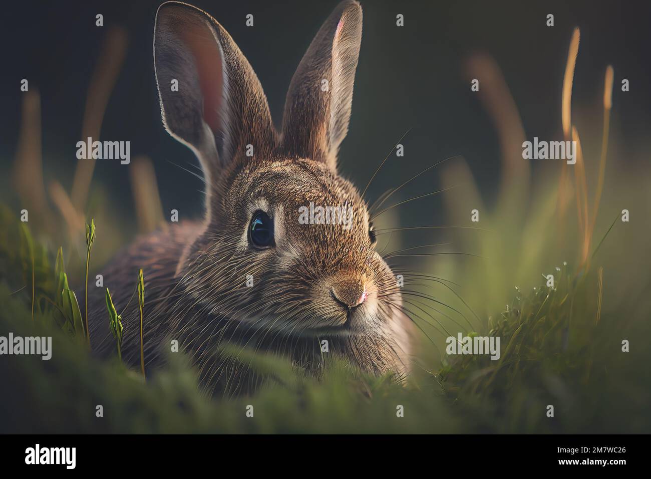 Baby bunny eastern cottontail hi-res stock photography and images - Alamy