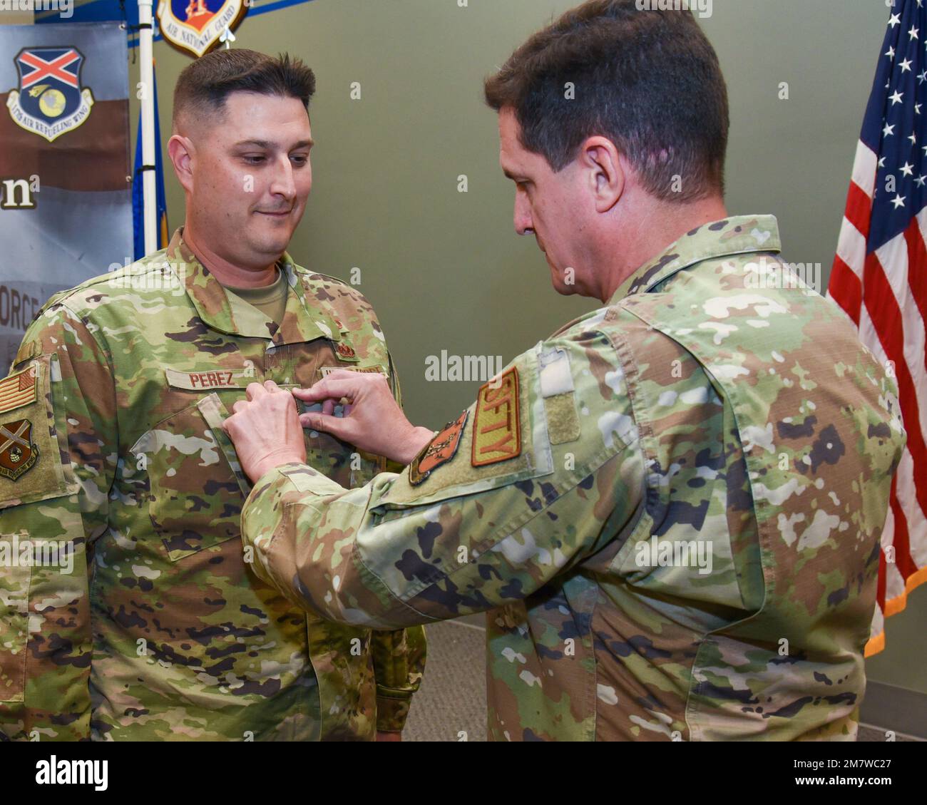 Master Sgt. John Perez is promoted to senior master sergeant at Sumpter ...