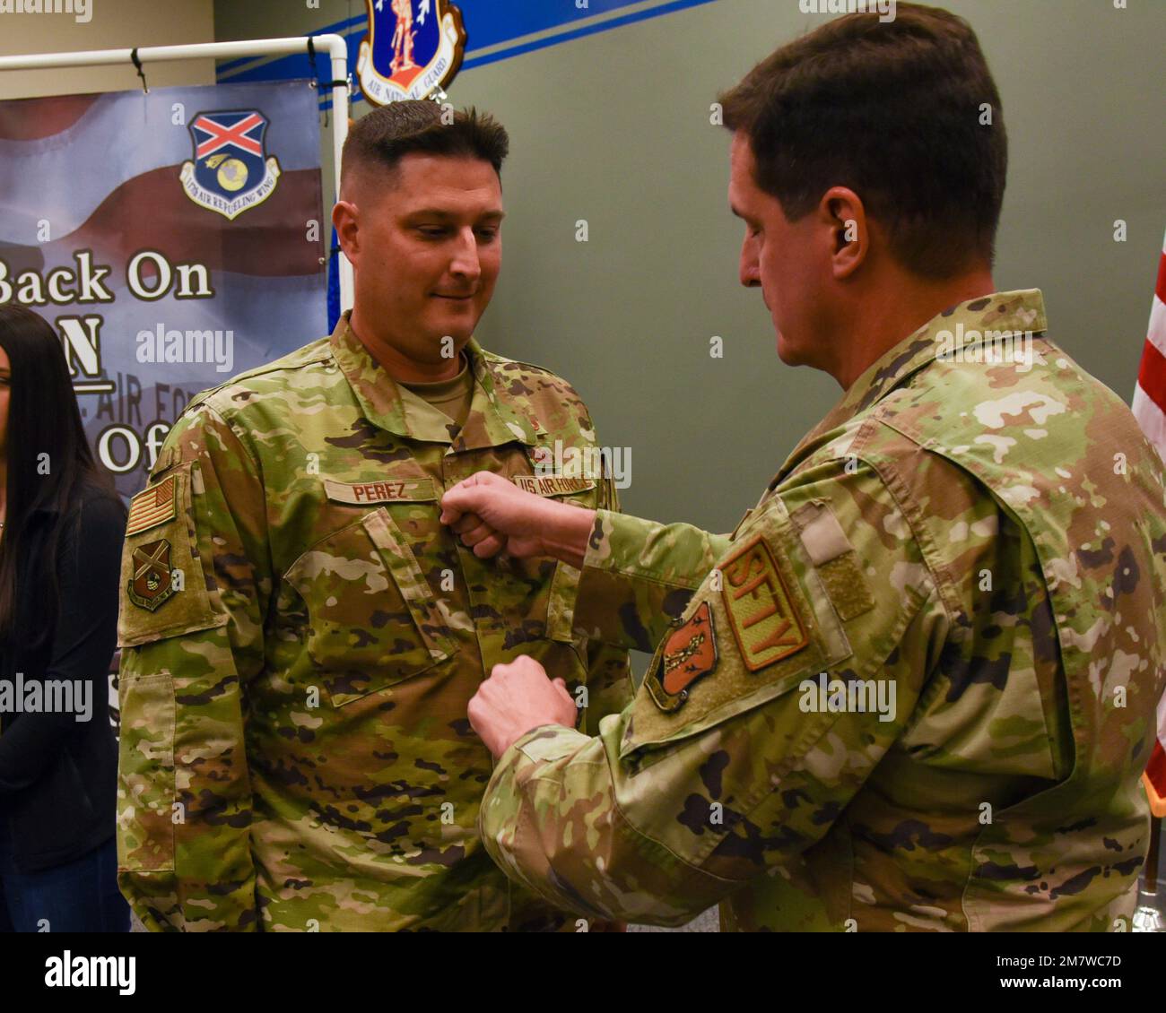 Master Sgt. John Perez is promoted to senior master sergeant at Sumpter ...