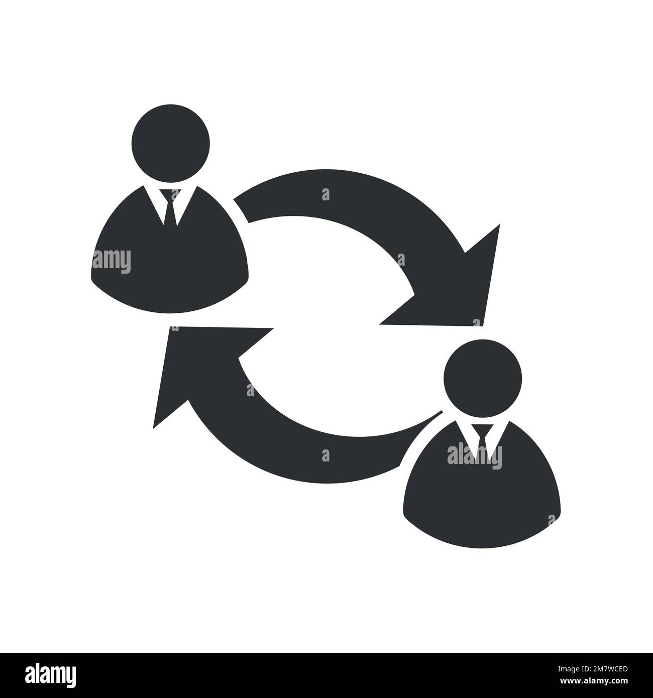 People connection icon. Business Man icon. Vector illustration. Eps 10 ...