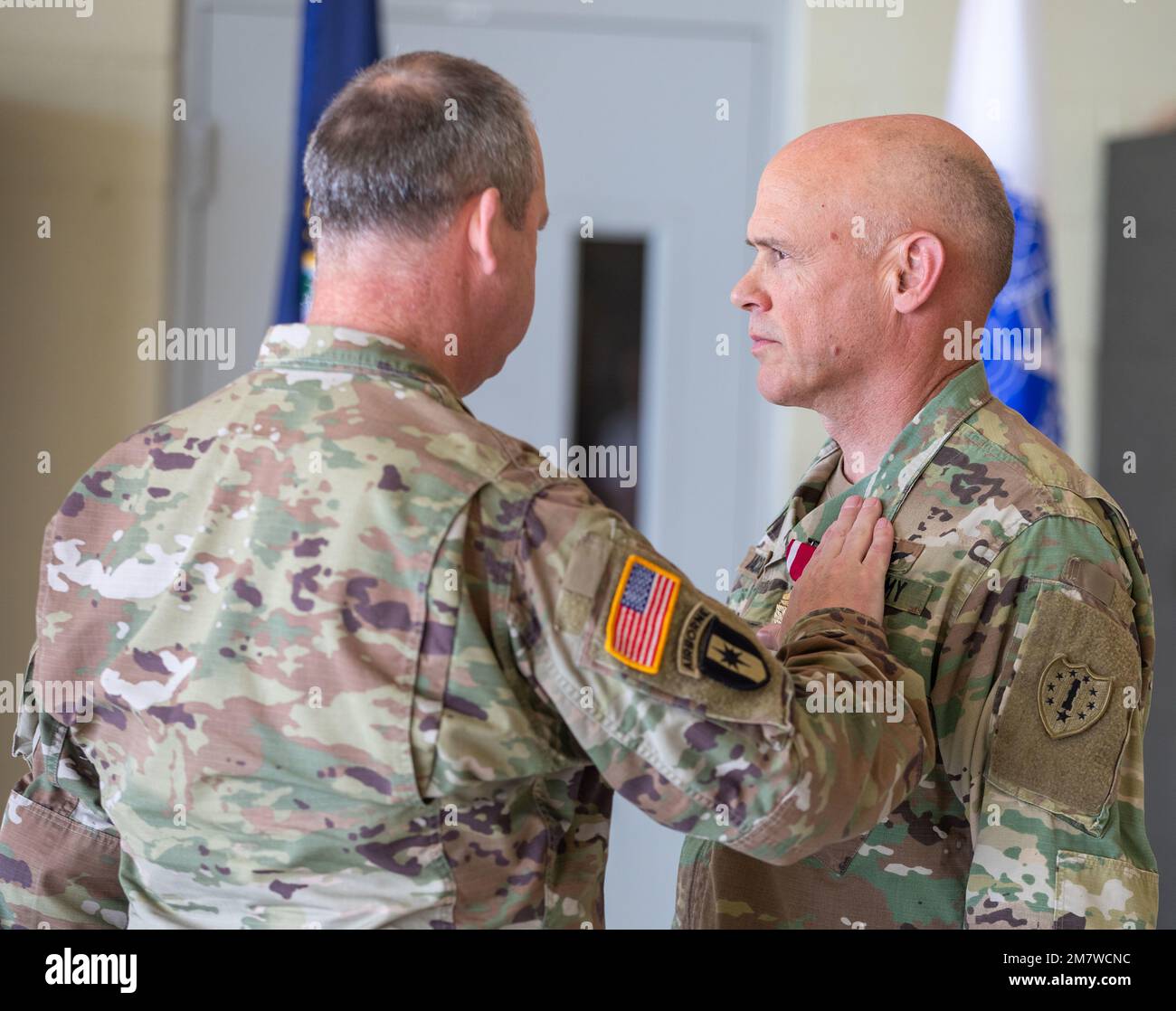 Chief Warrant Officer 5 Daniel Jacques is pinned a Meritorious Service ...