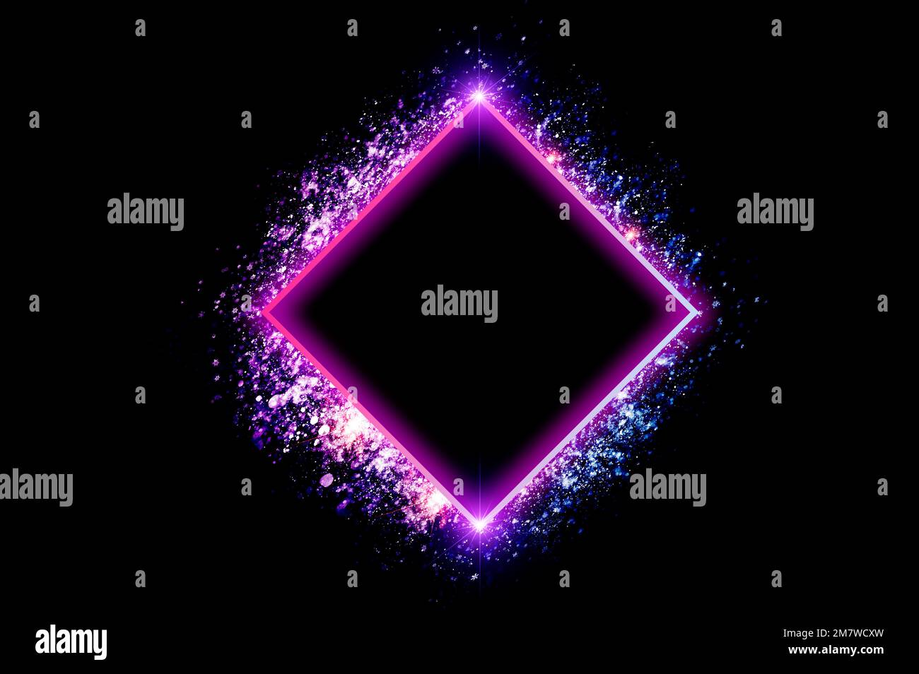 Abstract neon frame hi-res stock photography and images - Alamy