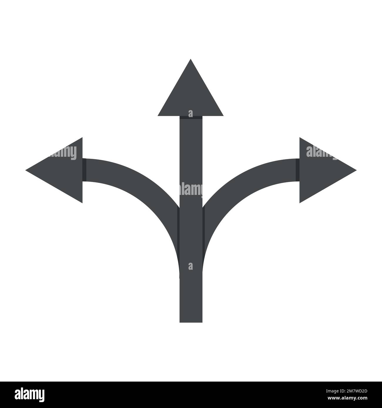 3 directions Stock Vector Images - Alamy