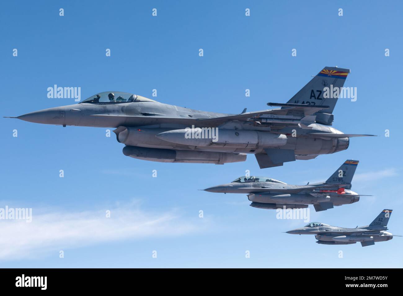 Arizona Air National Guard F-16 Fighting Falcons with the 162nd Wing ...